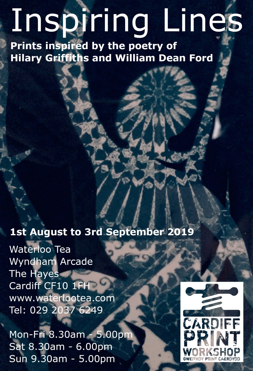 exhibition at waterloo tea – Cardiff Print Workshop