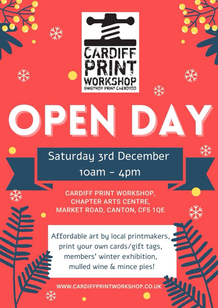 Open Day and Print Sale – Cardiff Print Workshop