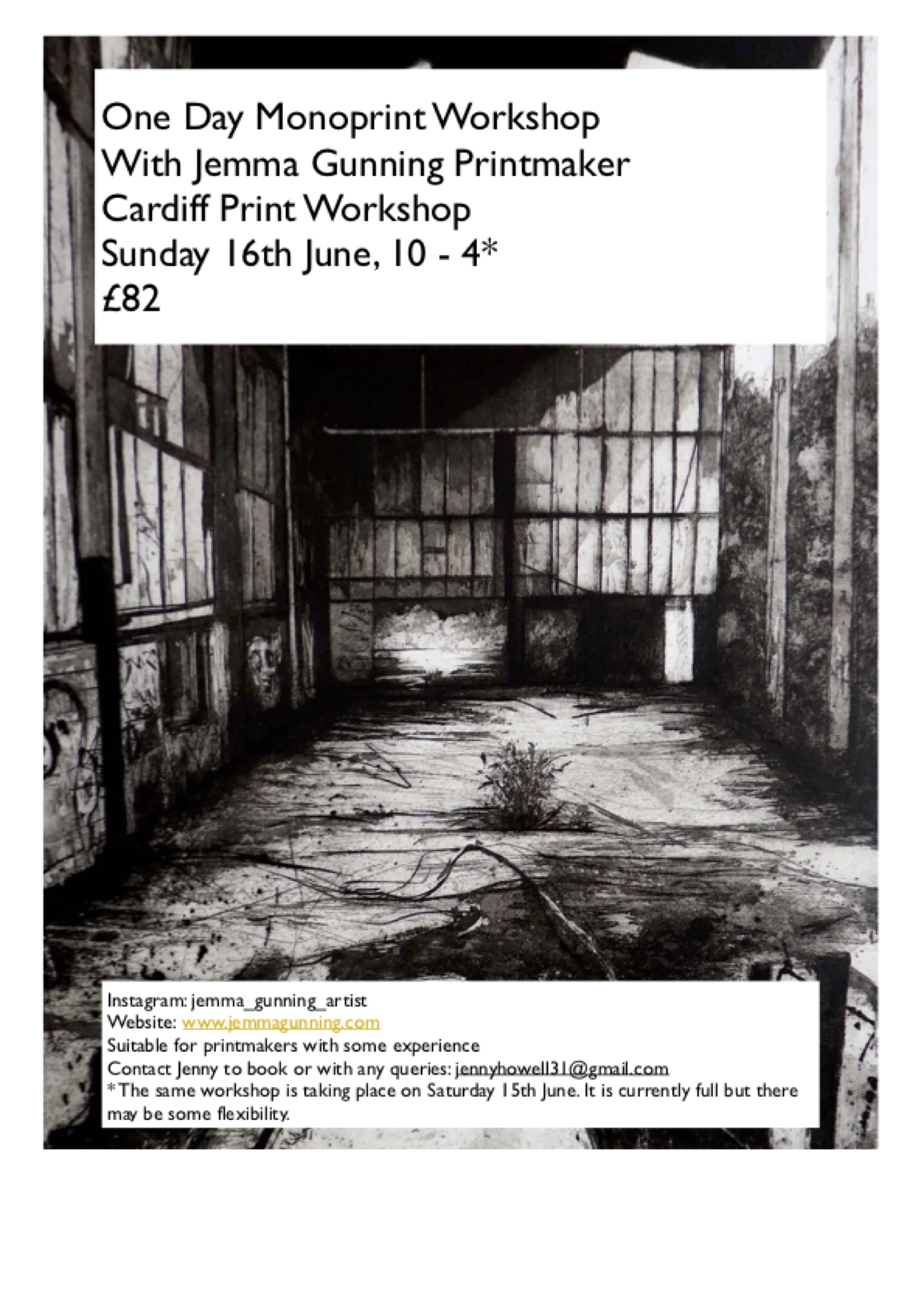 Monoprint with Gemma Gunning – Cardiff Print Workshop